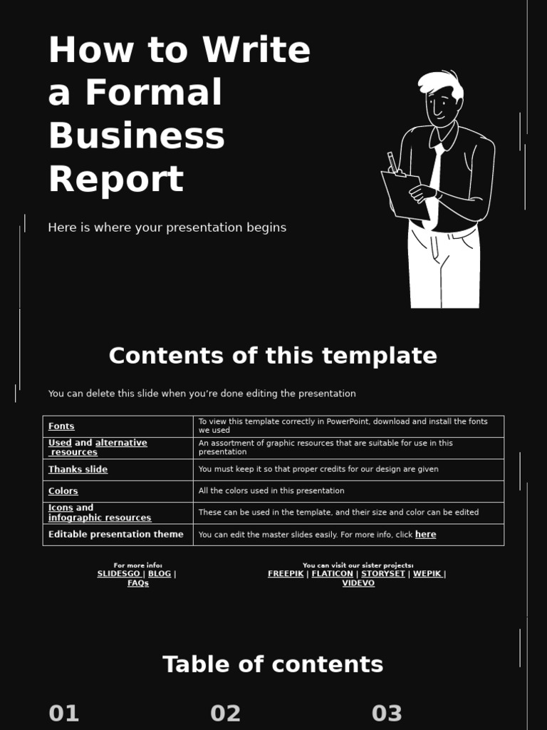 Writing a Formal Business Report Guide | PDF | Planets | Saturn