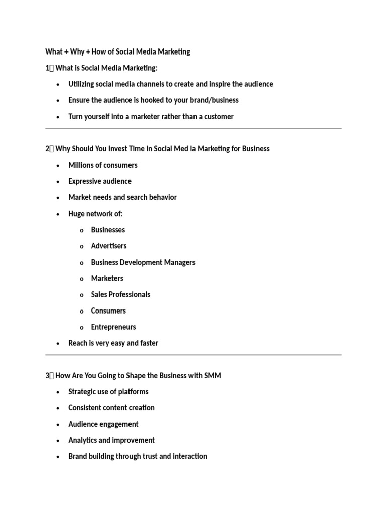 Day 2 SMM | PDF