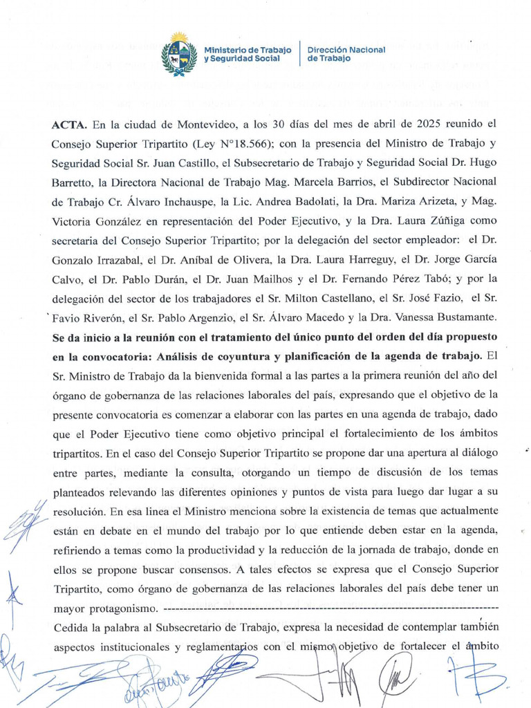 ACTA CST 30 de Abril 2025 | PDF