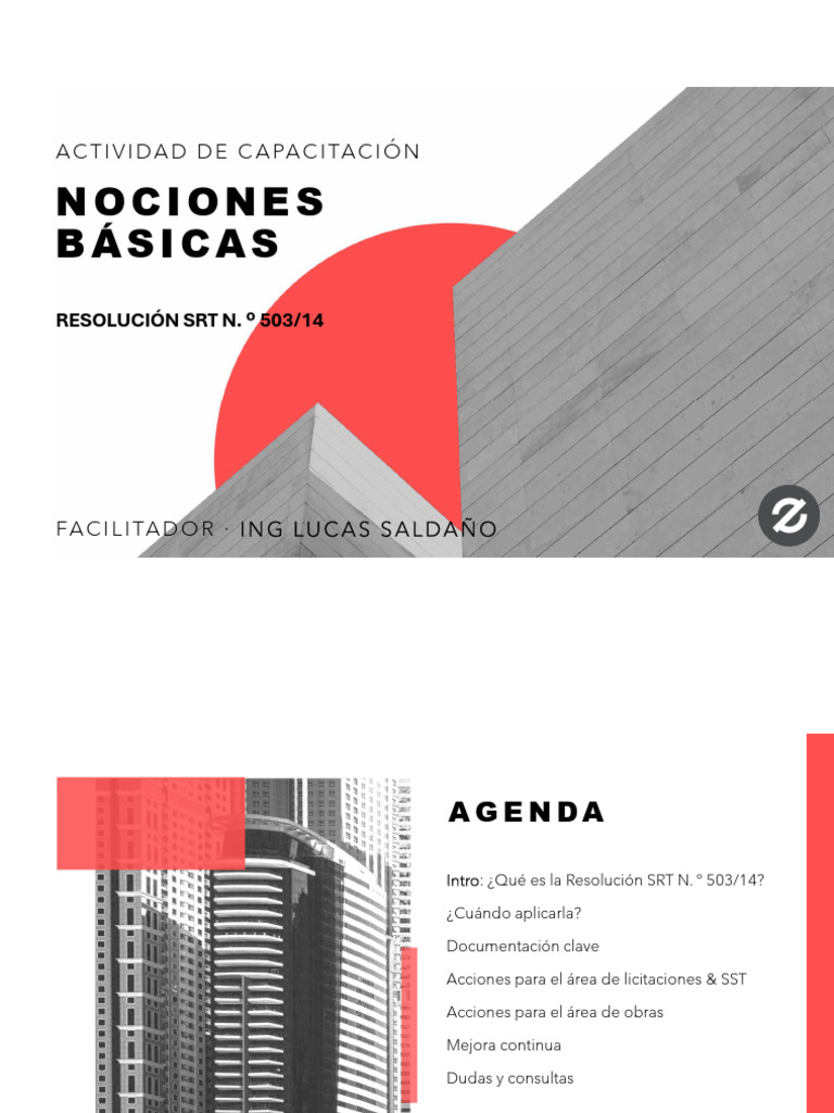 Nociones Básicas Res. 503-14 | PDF