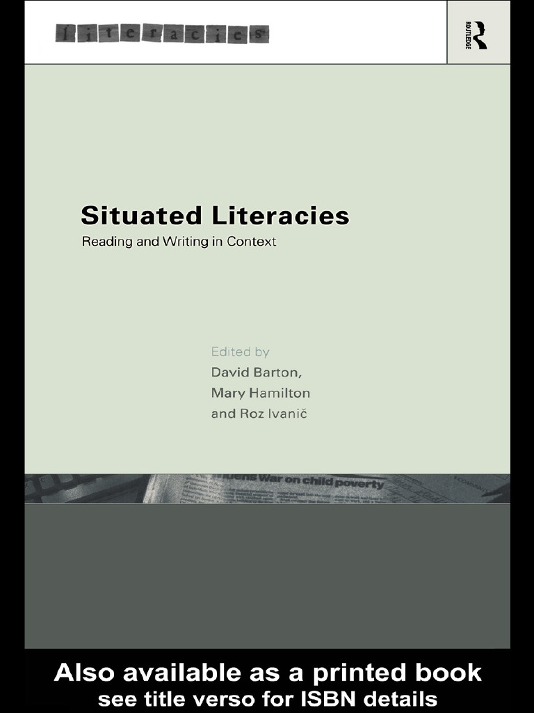 Barton, Hamilton y Roz WILSON | PDF | Literacy | Methodology