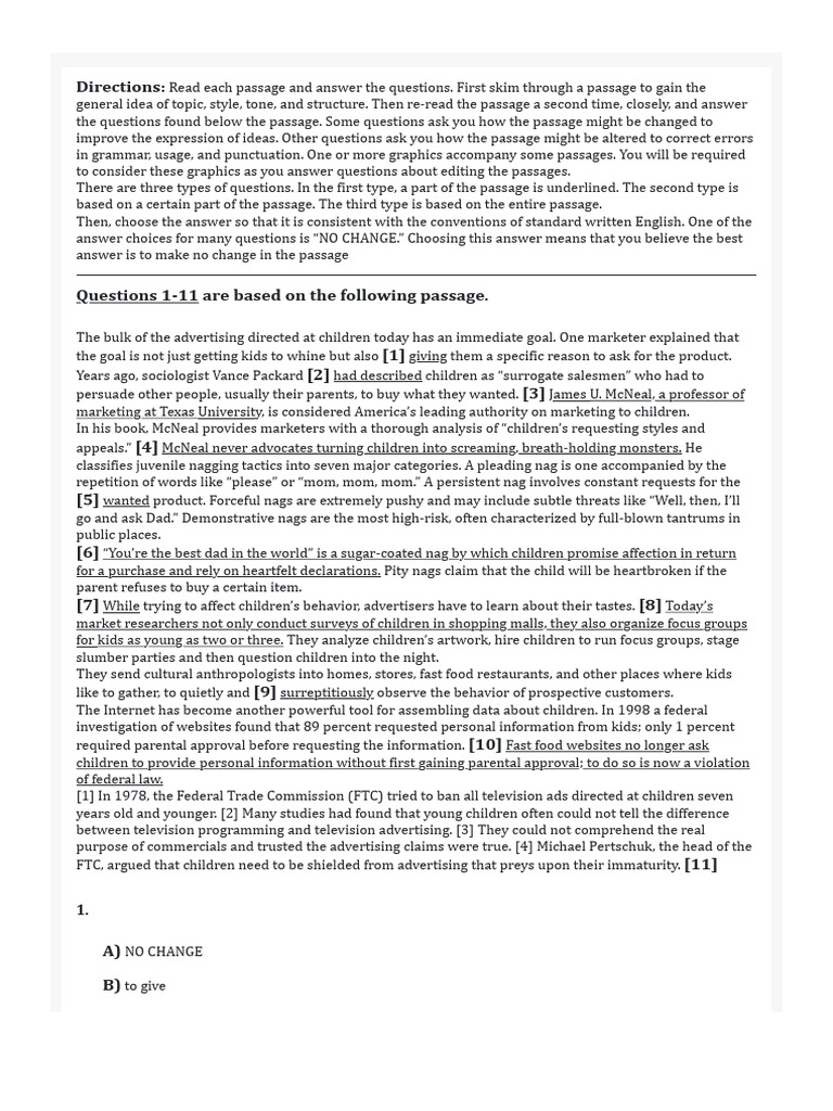 EST I - Writing - Sample Test | PDF | Everglades | Automation