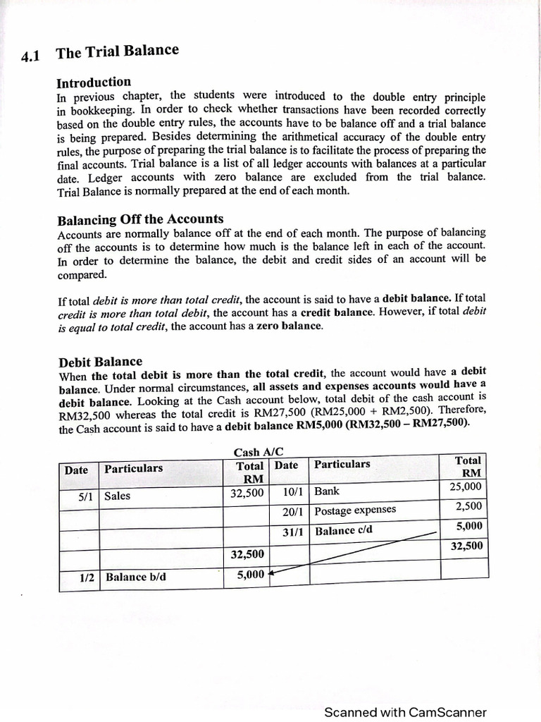 Trial Balance | PDF