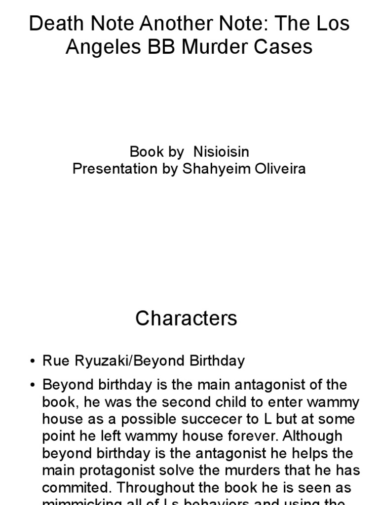 Los Angeles BB Murder Cases | PDF