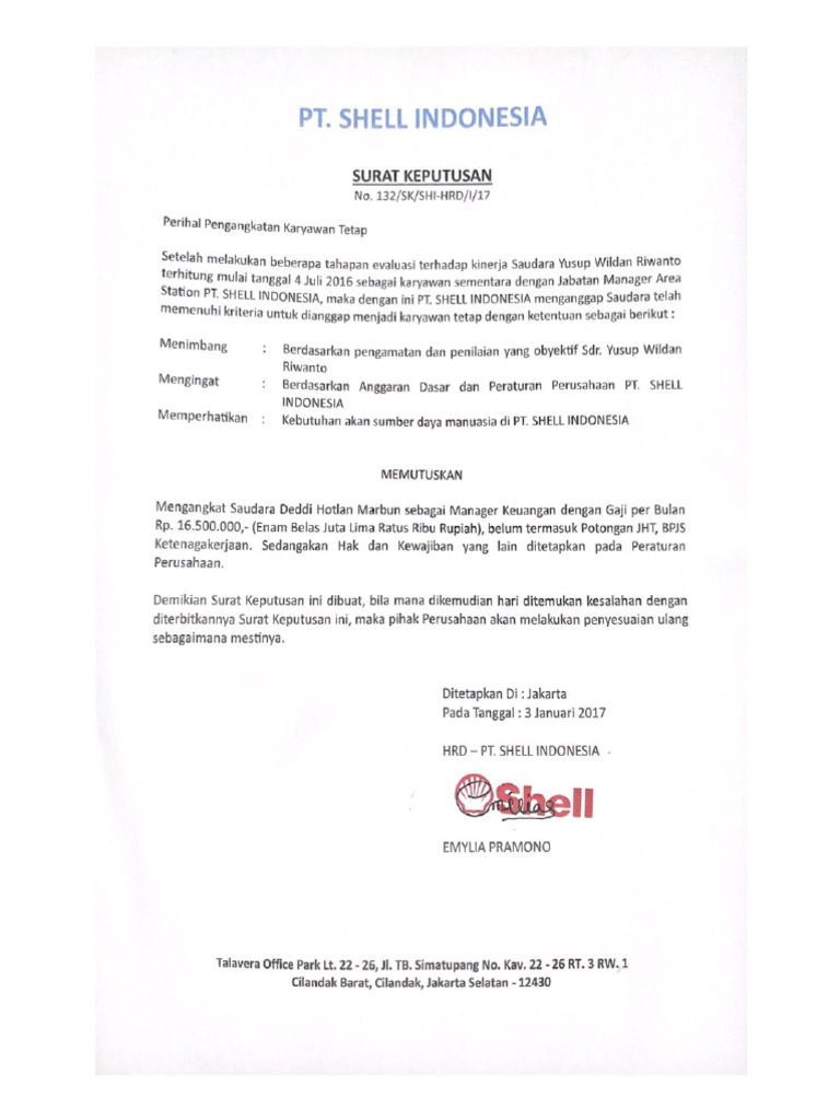 Pt. Shell Indonesia | PDF