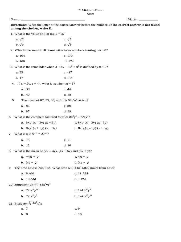 Licensure Examination For Teachers Preparation For Mathematics Majors ...