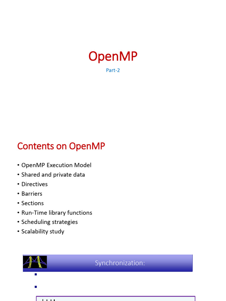 2-OpenMP-Part-2 | PDF | Computer Architecture | Computer Engineering
