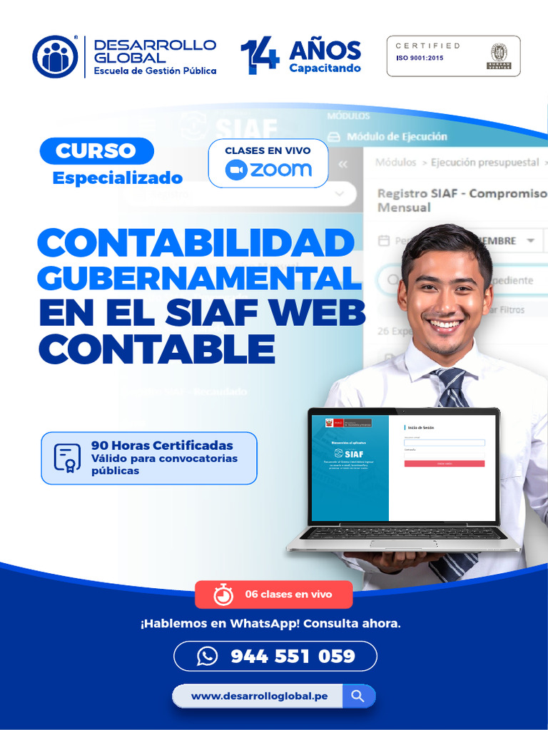 Contabilidad Gubernamental en El SIAF WEB CONTABLE | PDF | Contabilidad | Presupuesto