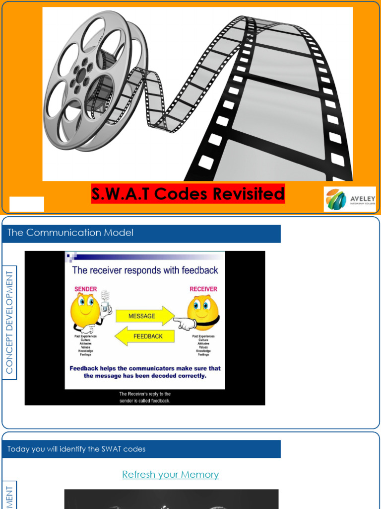 Understanding SWAT Codes in Media | PDF