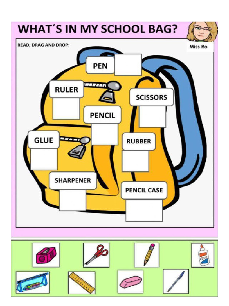 What Is in My School Bag | PDF