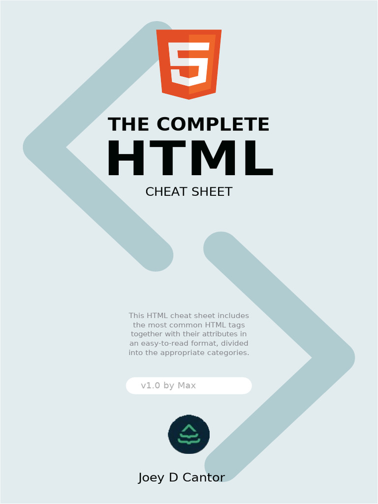 HTML Cheat Sheet P | PDF | Html Element | Html