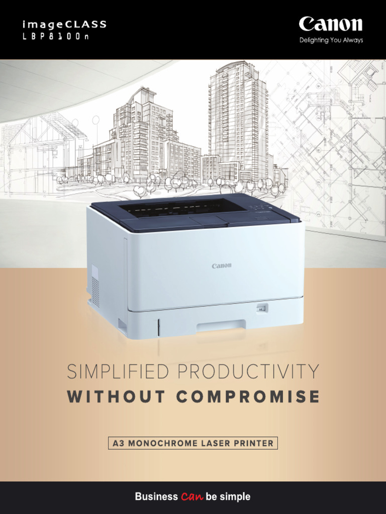 ImageCLASS-LBP8100n Individual Page | PDF
