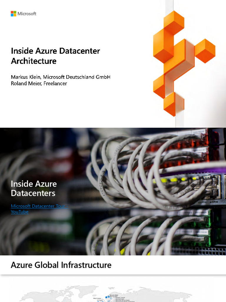 AzureDCTech Markus Klein | PDF | Computer Network | Microsoft Azure