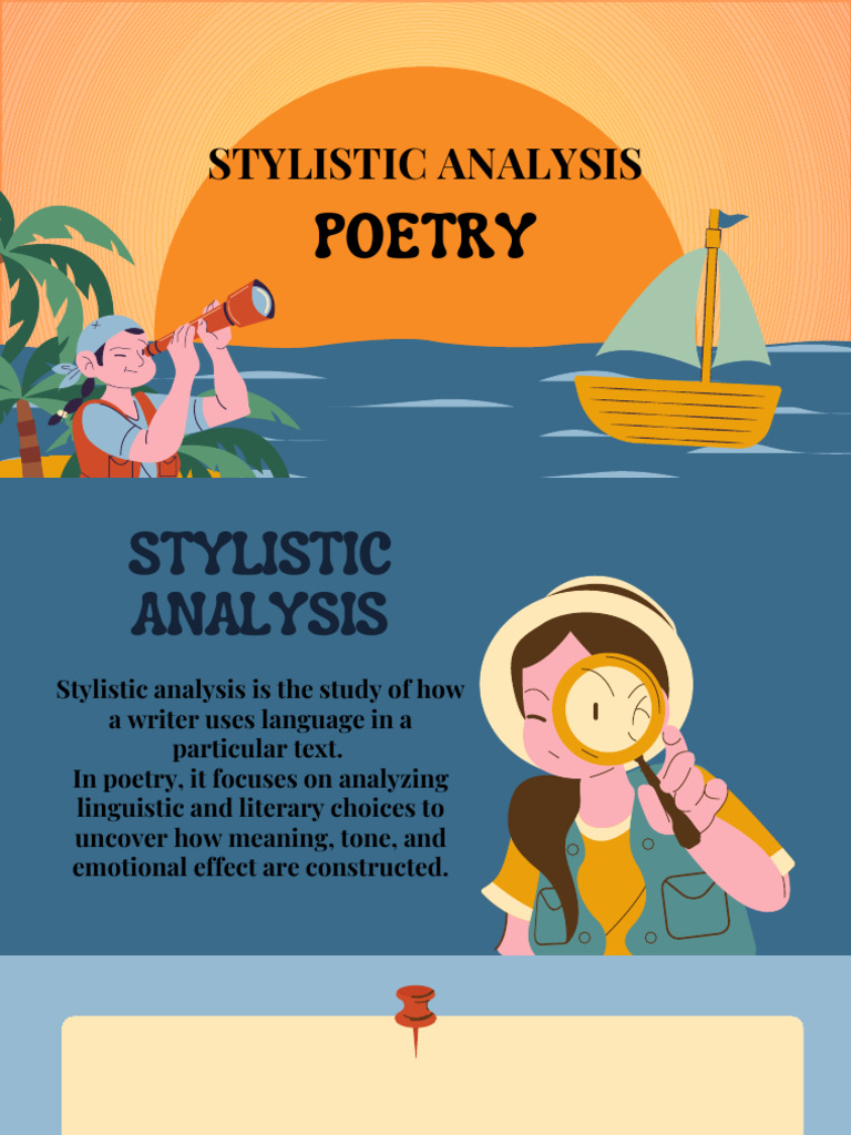 Poetry Stylistic Analysis Guide | PDF | Poetry | Word