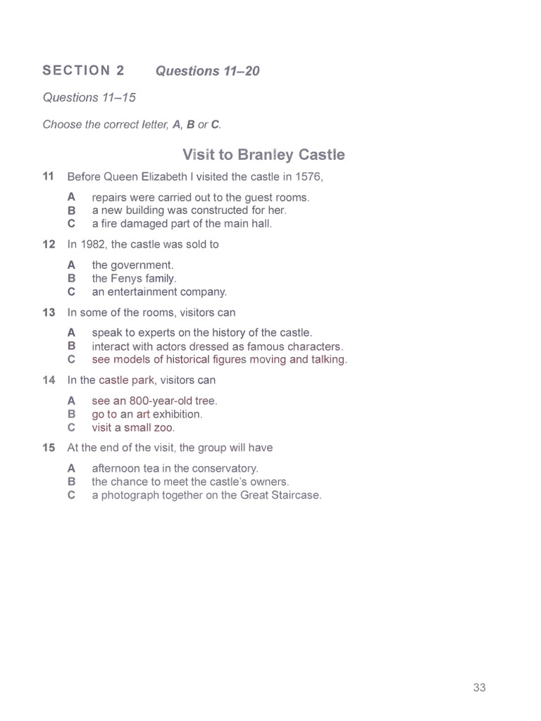 Cam 14 Test 2 Sec 2 | PDF