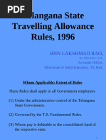 Central Govt TA Rules Overview | PDF