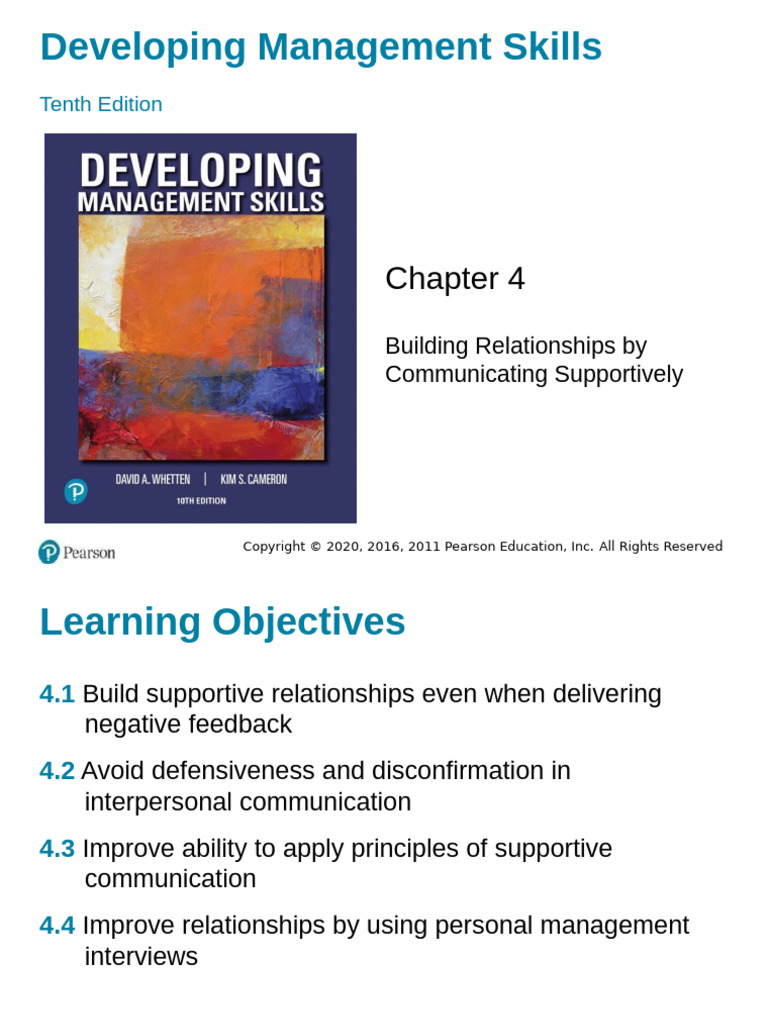 Whetten 10e Accessible PowerPoint 04 | PDF | Communication ...