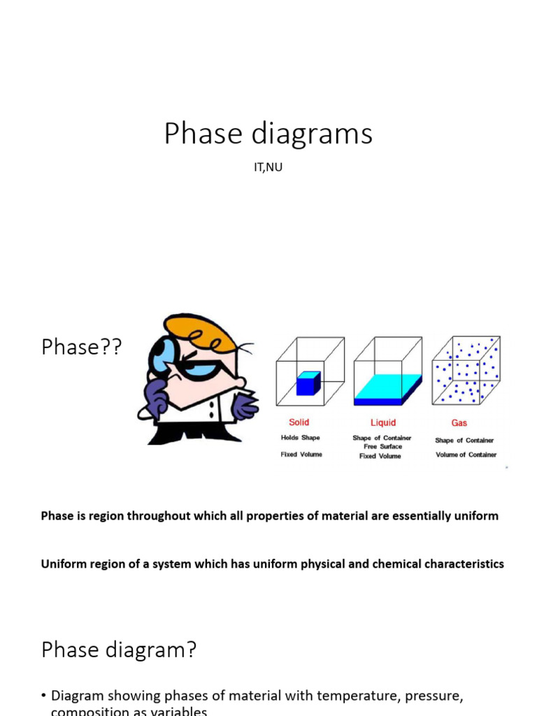 Understanding Phase Diagrams and Equilibrium | PDF | Phase (Matter ...