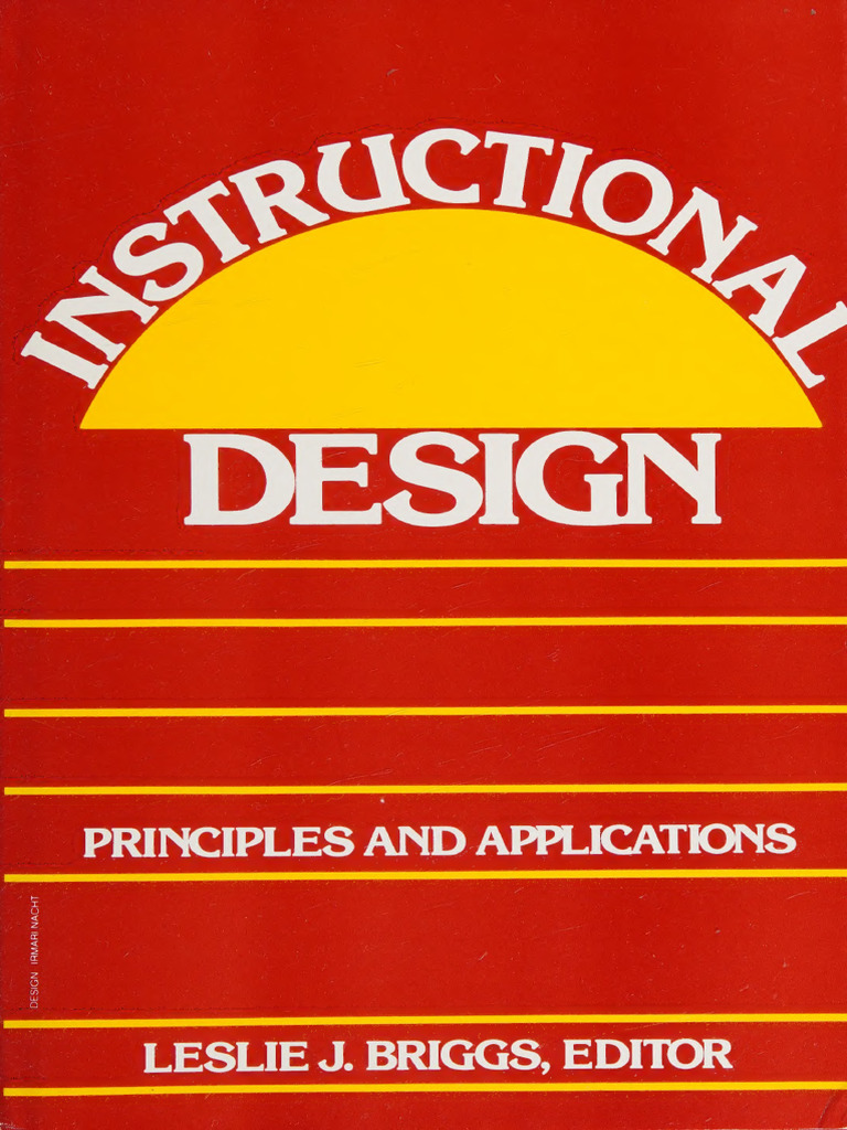 Instructional Design Principles Guide | PDF | Instructional Design | Books