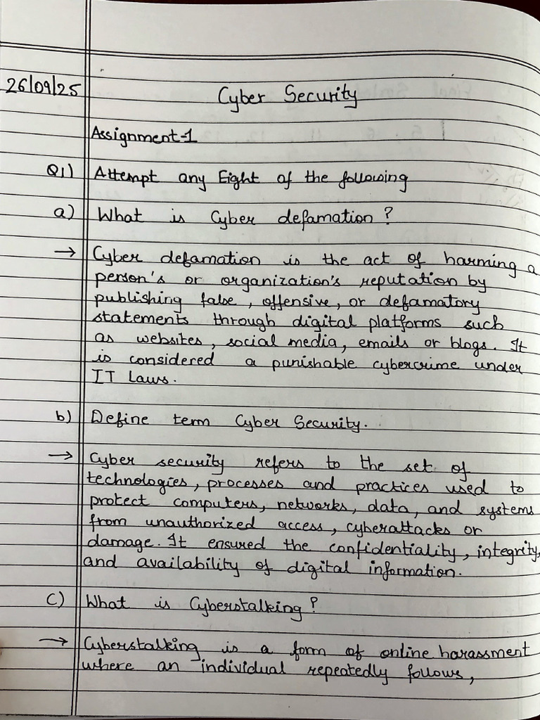 Cyber Security Assignment 1 | PDF