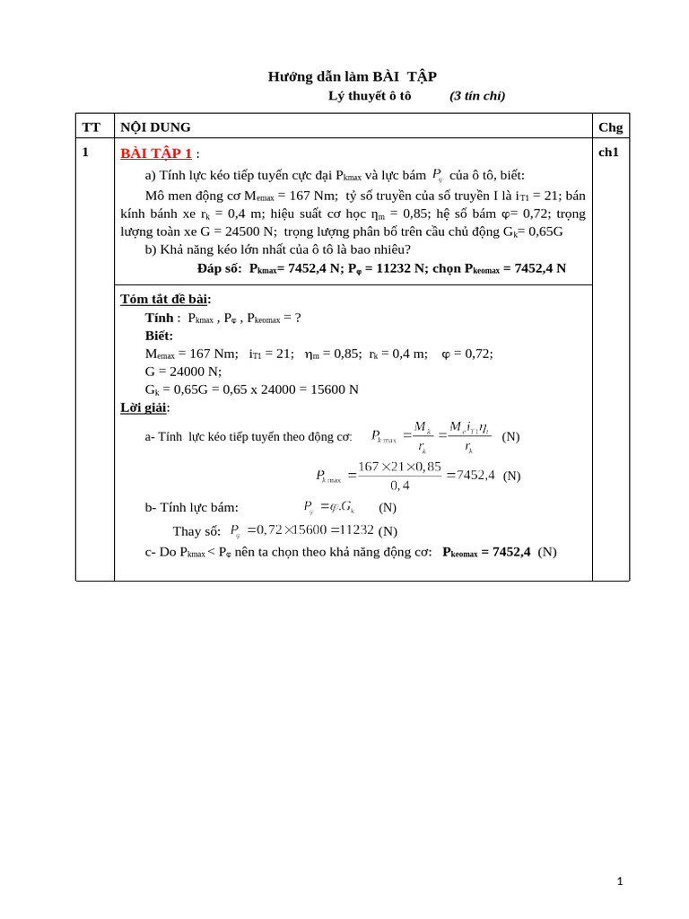 Huong Dan Lam Bai Tap LTOT 2025 2026 | PDF