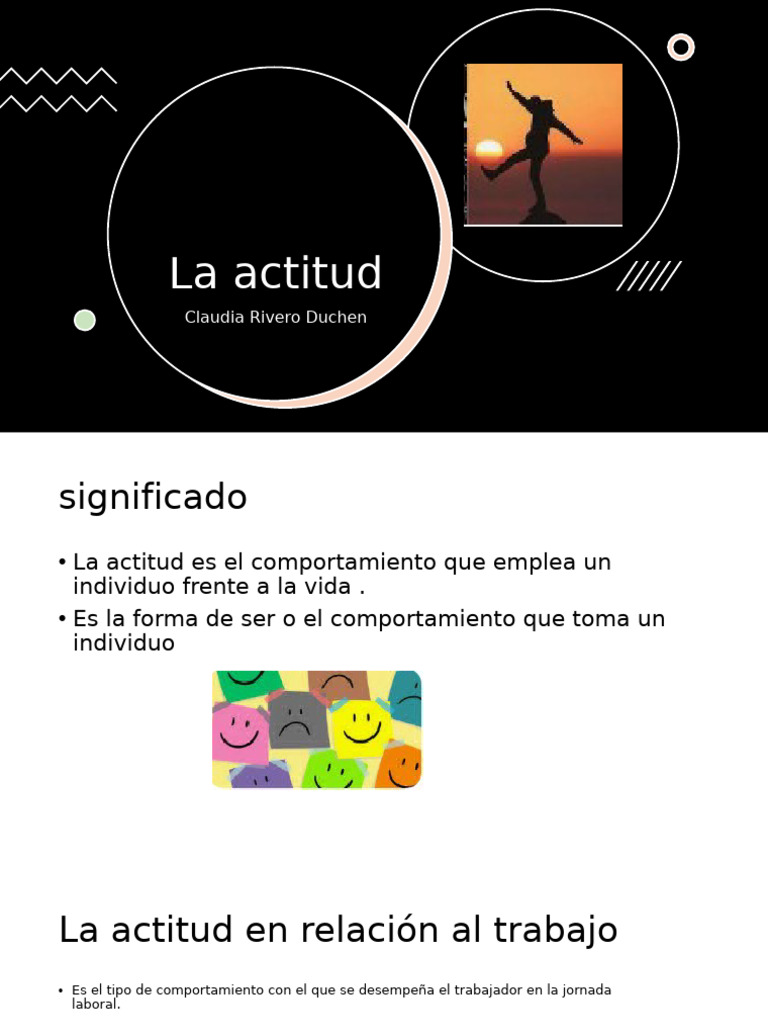 Actitud | PDF | Actitud (psicología) | Comportamiento