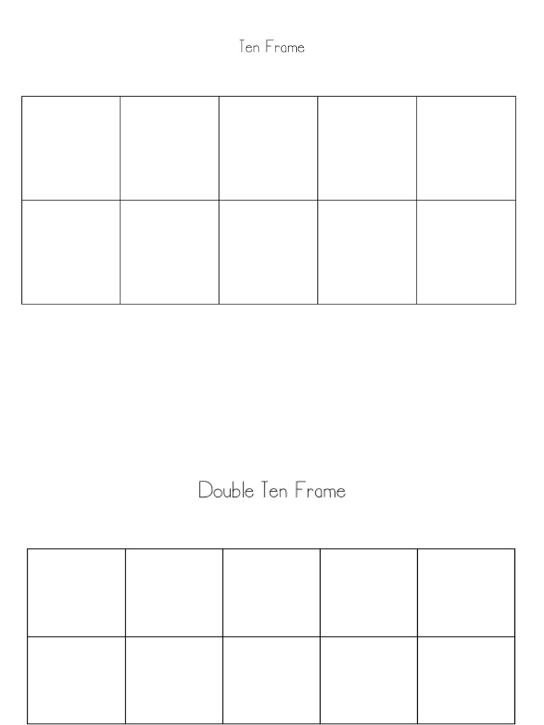 Ten Frame | PDF