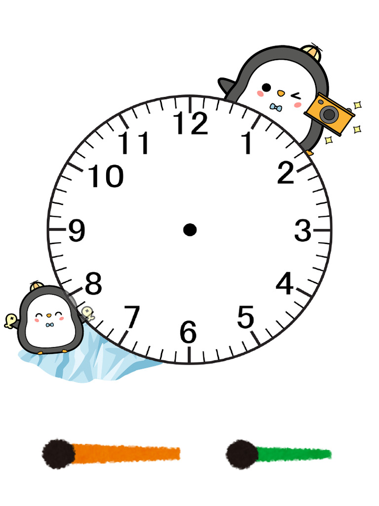 Make Your Own Clock Mathematics Worksheet in Colorful Illustrative ...