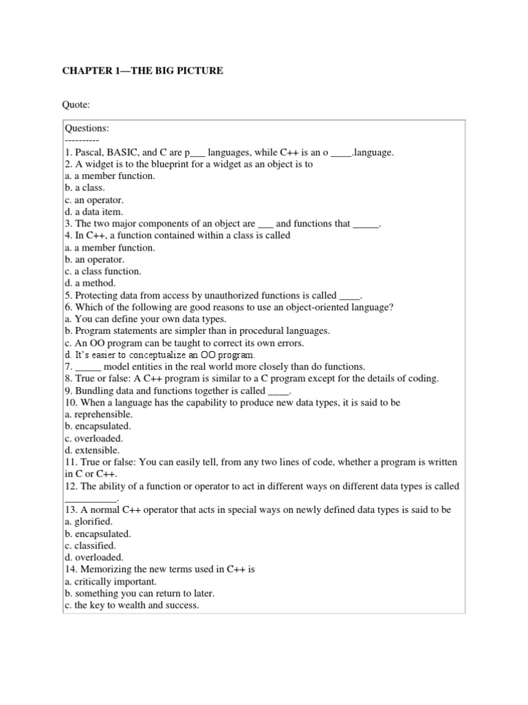 Chapter 1 To 4 Pdf Control Flow C