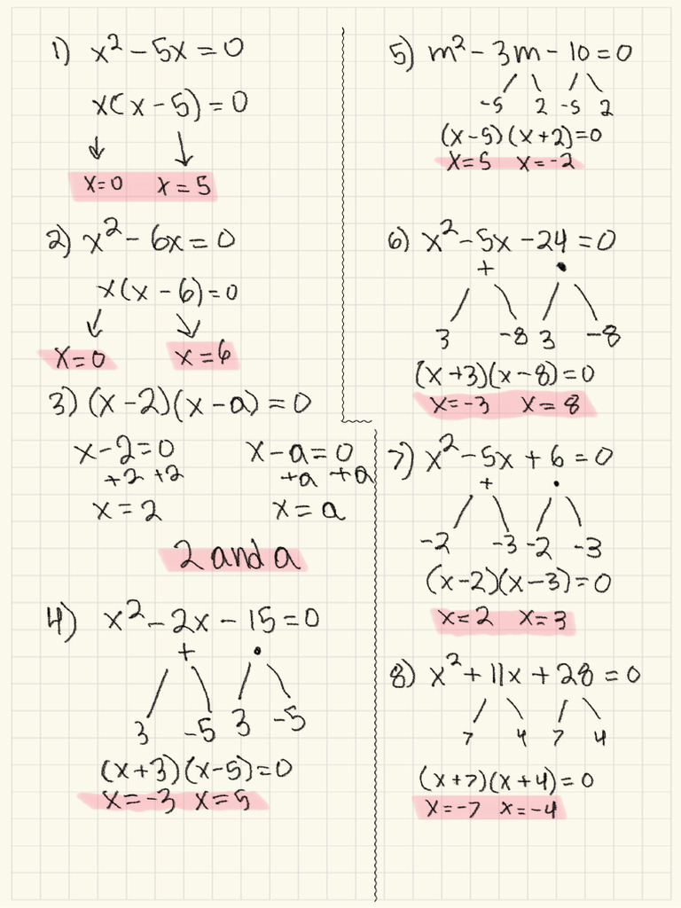 Solving Quadratic Equations 2 SWD | PDF