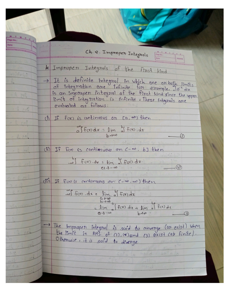 Improper Integrals | PDF