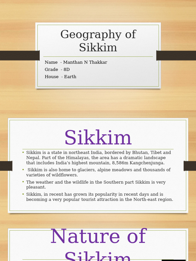 Geography of Sikkim | PDF