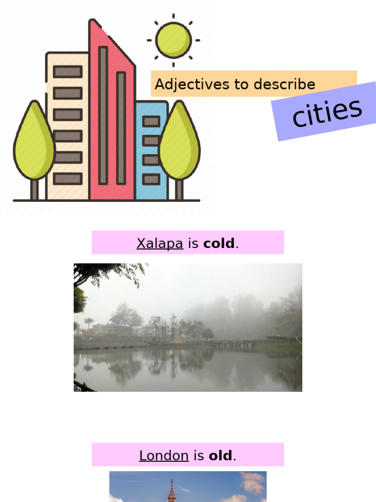 Adjectives To Describe Cities | PDF