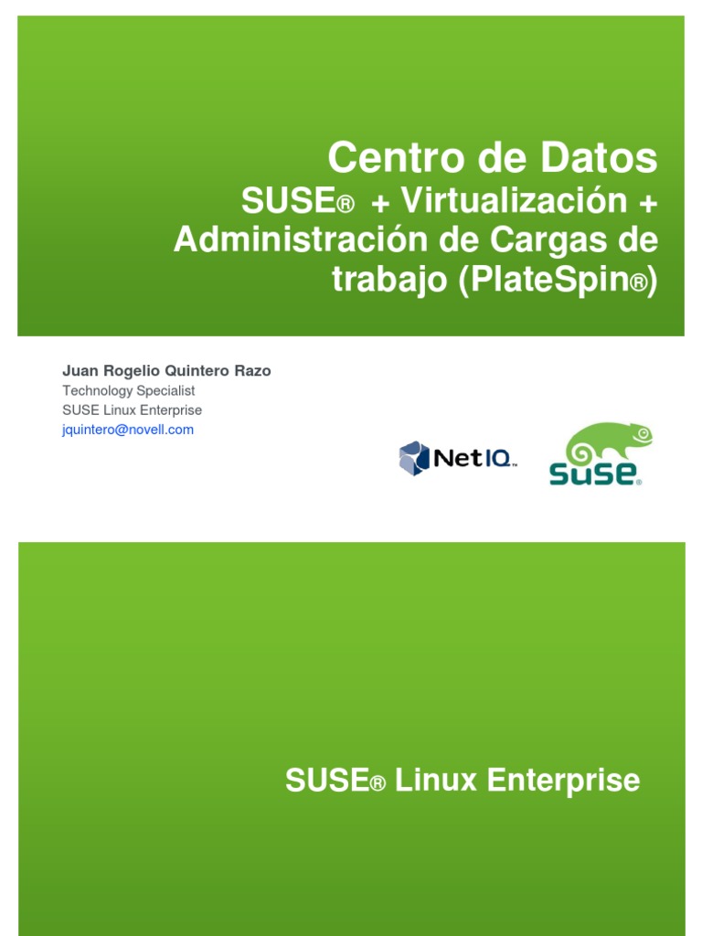 SUSE Data Center Virtualization Customer Grupo Dice | PDF | Linux ...