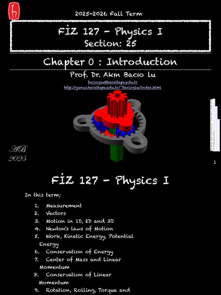 Ch00 Intro | PDF | Momentum | Angular Momentum