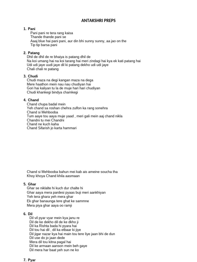 Antakshri Preps | PDF | Cinema Of India | Film Production Districts