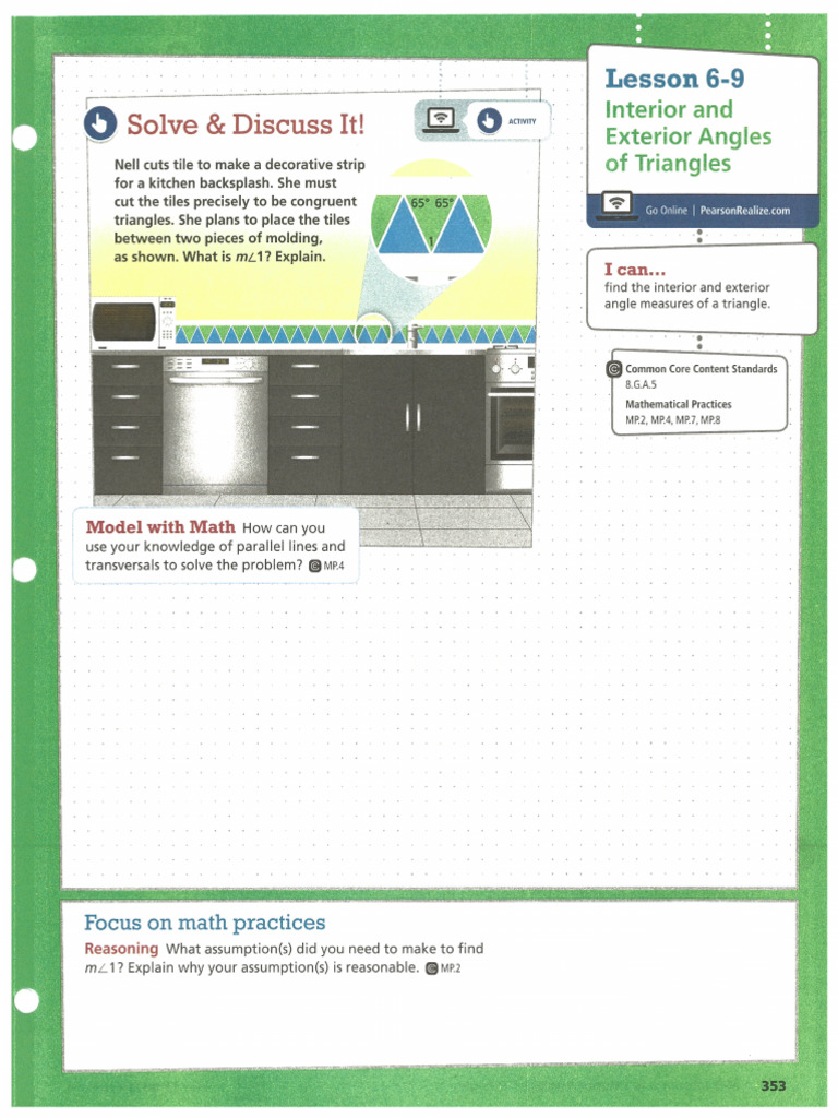 8th Grade Lesson 6-9 | PDF