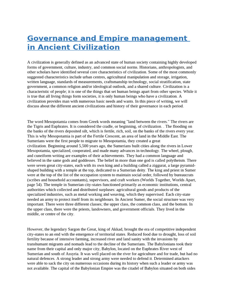 Hum101 FinalAssignment Tonmoy Das | PDF | Babylonia | Ancient Rome