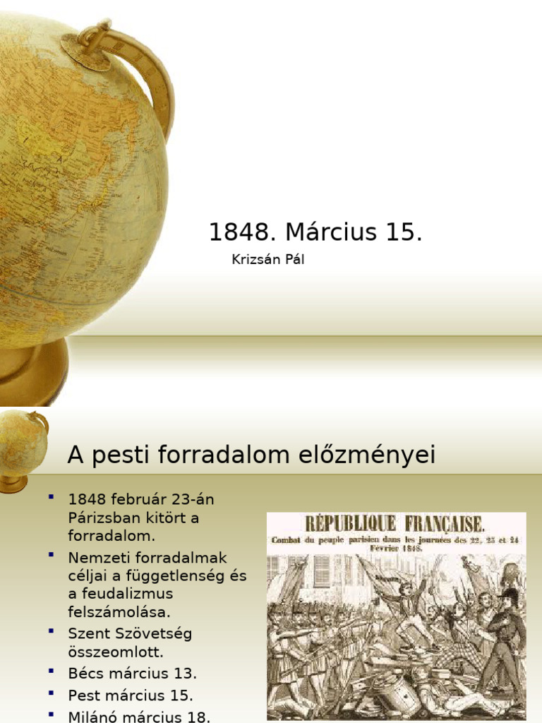 Március 15.: Krizsán Pál | PDF