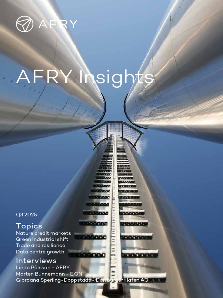 AFRY Insights Q3 2025: Embracing Change | PDF | Recycling | Waste