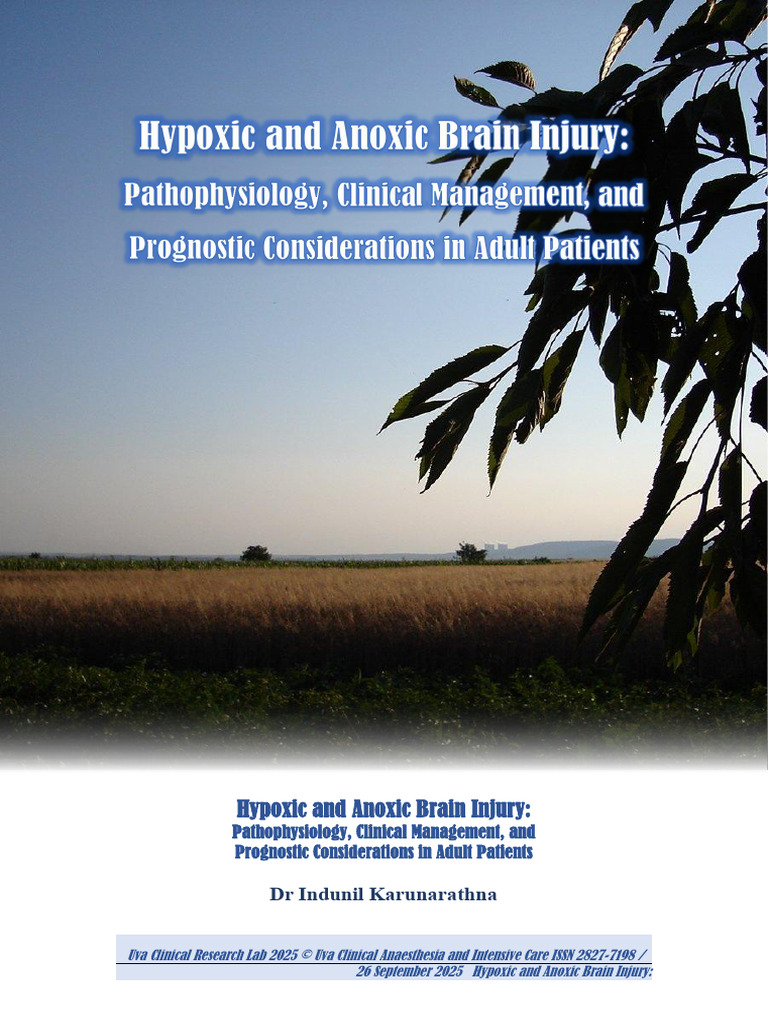 Anoxic Brain Injury: Pathophysiology Insights | PDF | Traumatic Brain ...