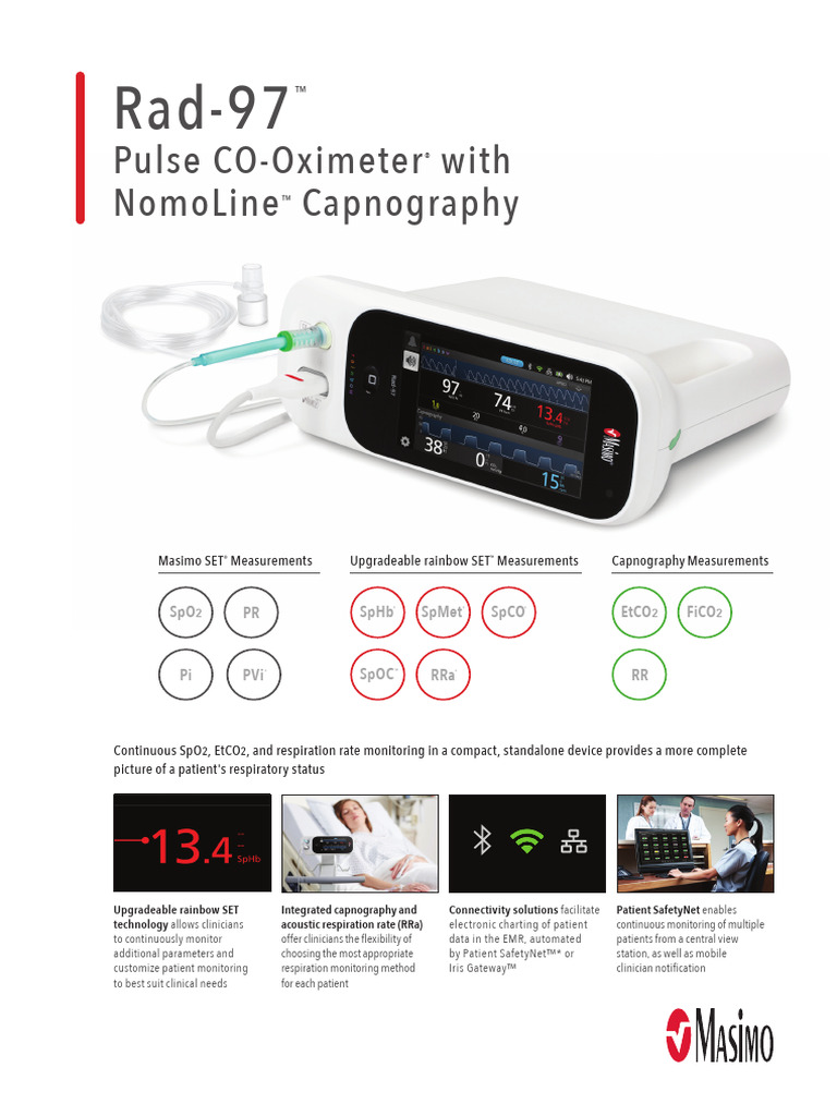 Capnography Rad-97 Nomoline Capnography Us | PDF