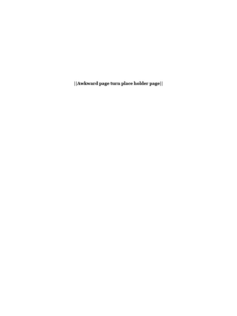 Place Holder Page | PDF