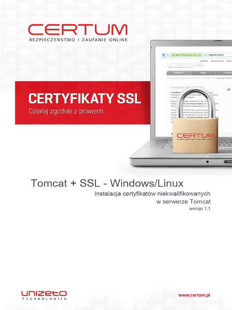 Tomcat + SSL - Windows - Linux. Instalacj... Tomcat. Wersja PDF Darmowe Pobieranie | PDF