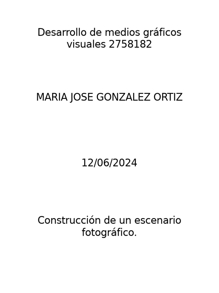 Desarrollo de Medios Gráficos Visuales 2758182 | PDF