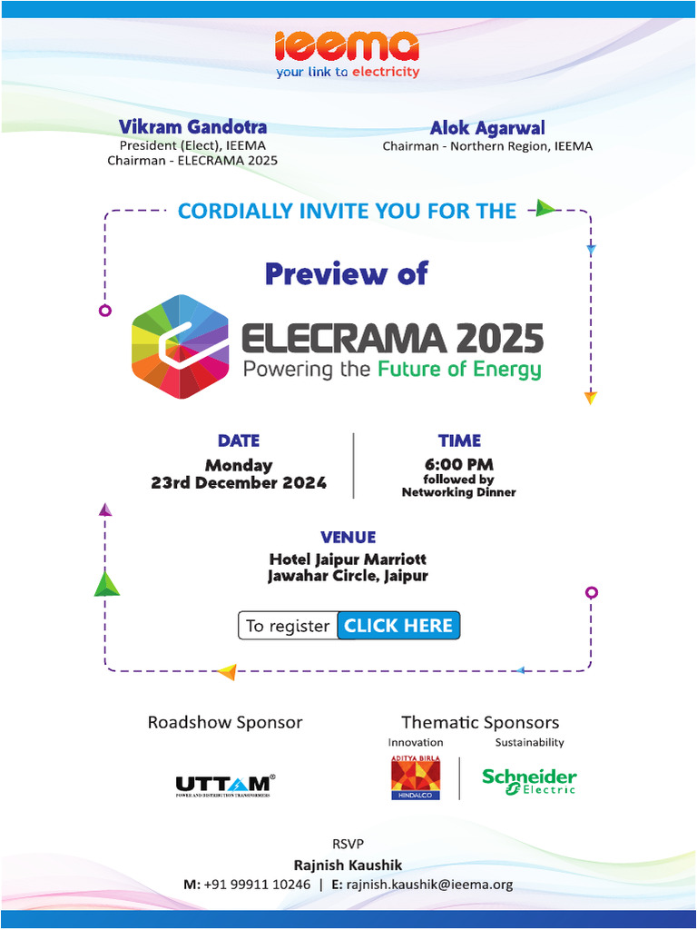 EL25 Roadshow Invite Jaipur | PDF