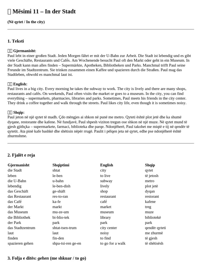 Mesimi 11 | PDF