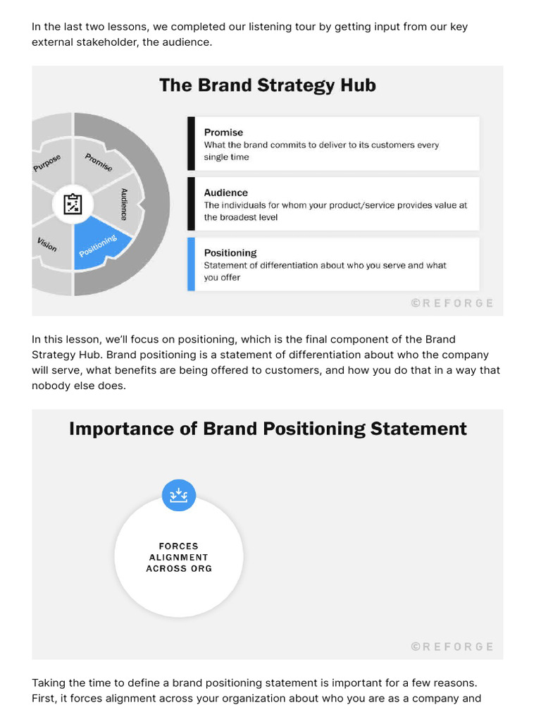 Brand Positioning | PDF | Brand | Marketing