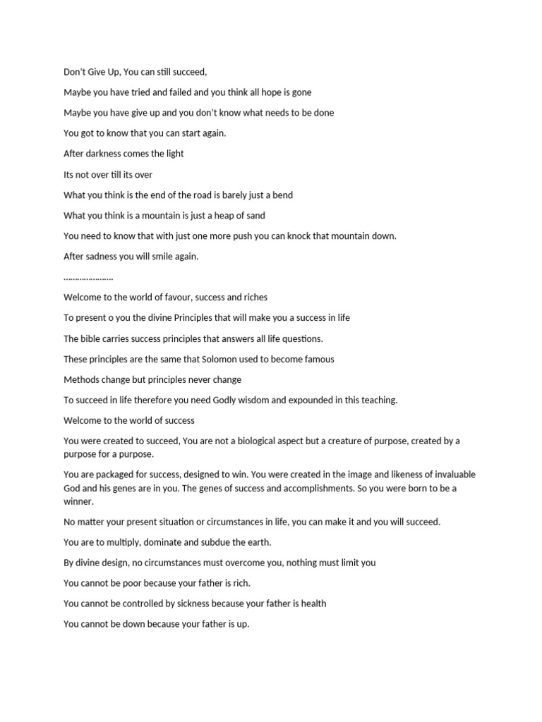 Words of Wisdom | PDF