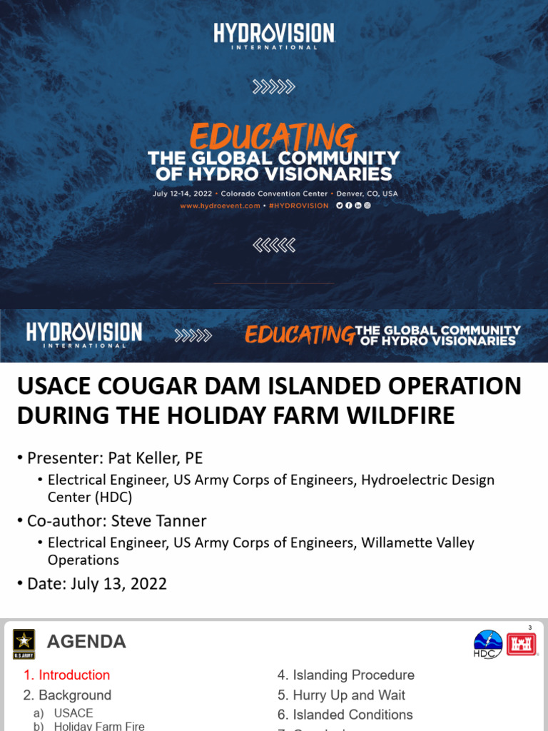 7c - USACE Cougar Dam Islanded Operation During The Holiday Farm ...